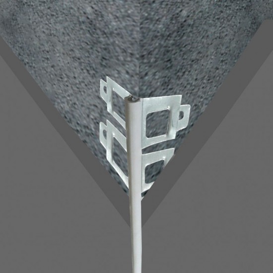 PVC Reinforced Arched Plaster Corner | Alfor Plastik